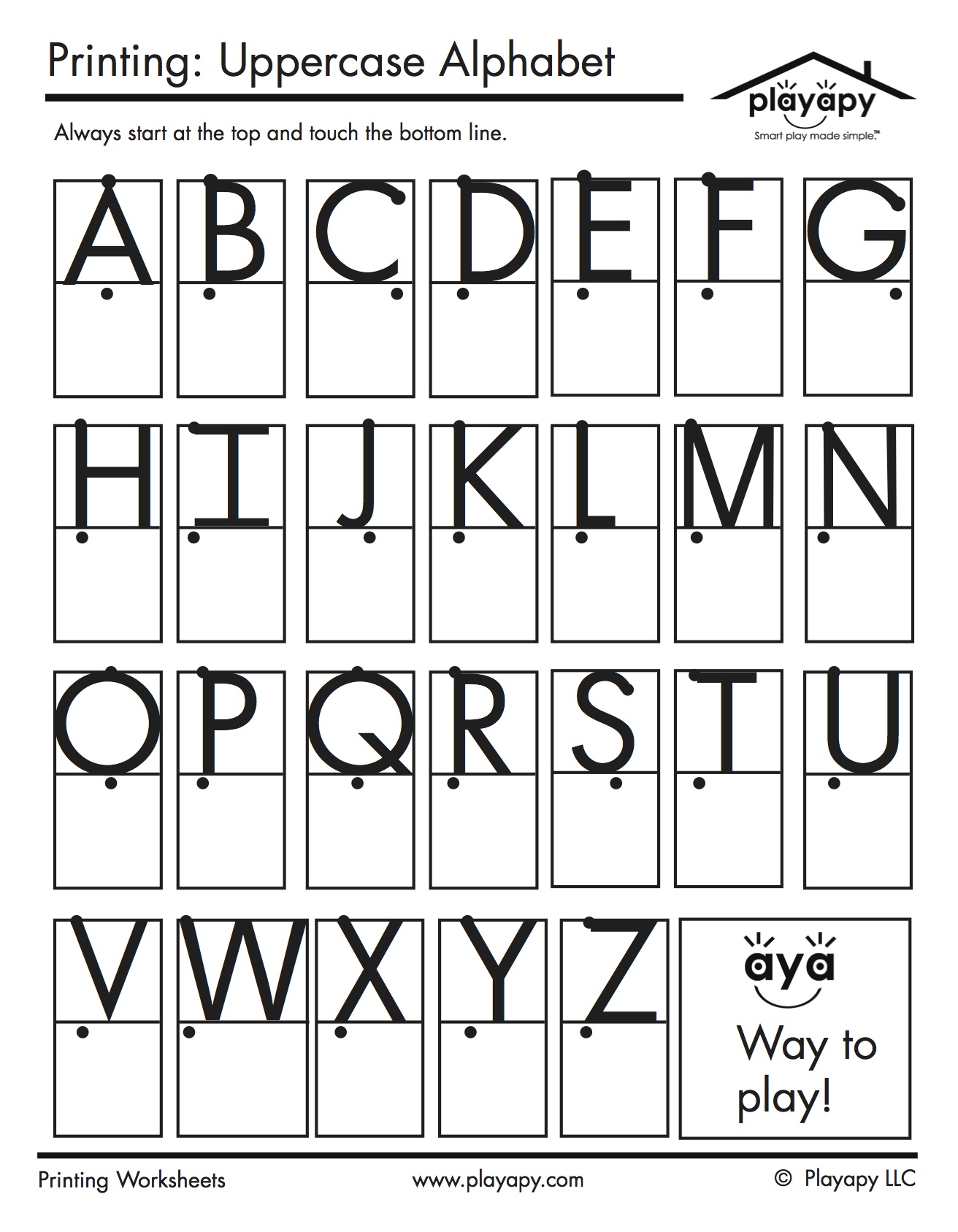 Practice Printables Set Playapy Playful Solutions Powerful Results 